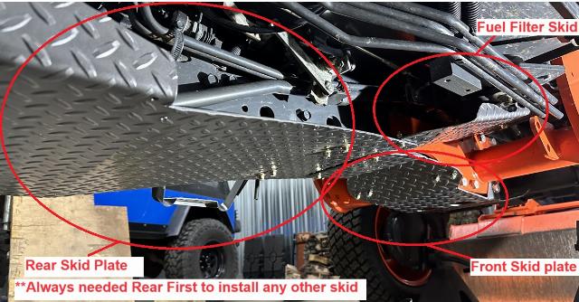 Bro-tek - Kubota B2650 Fuel Filter Skid Plate